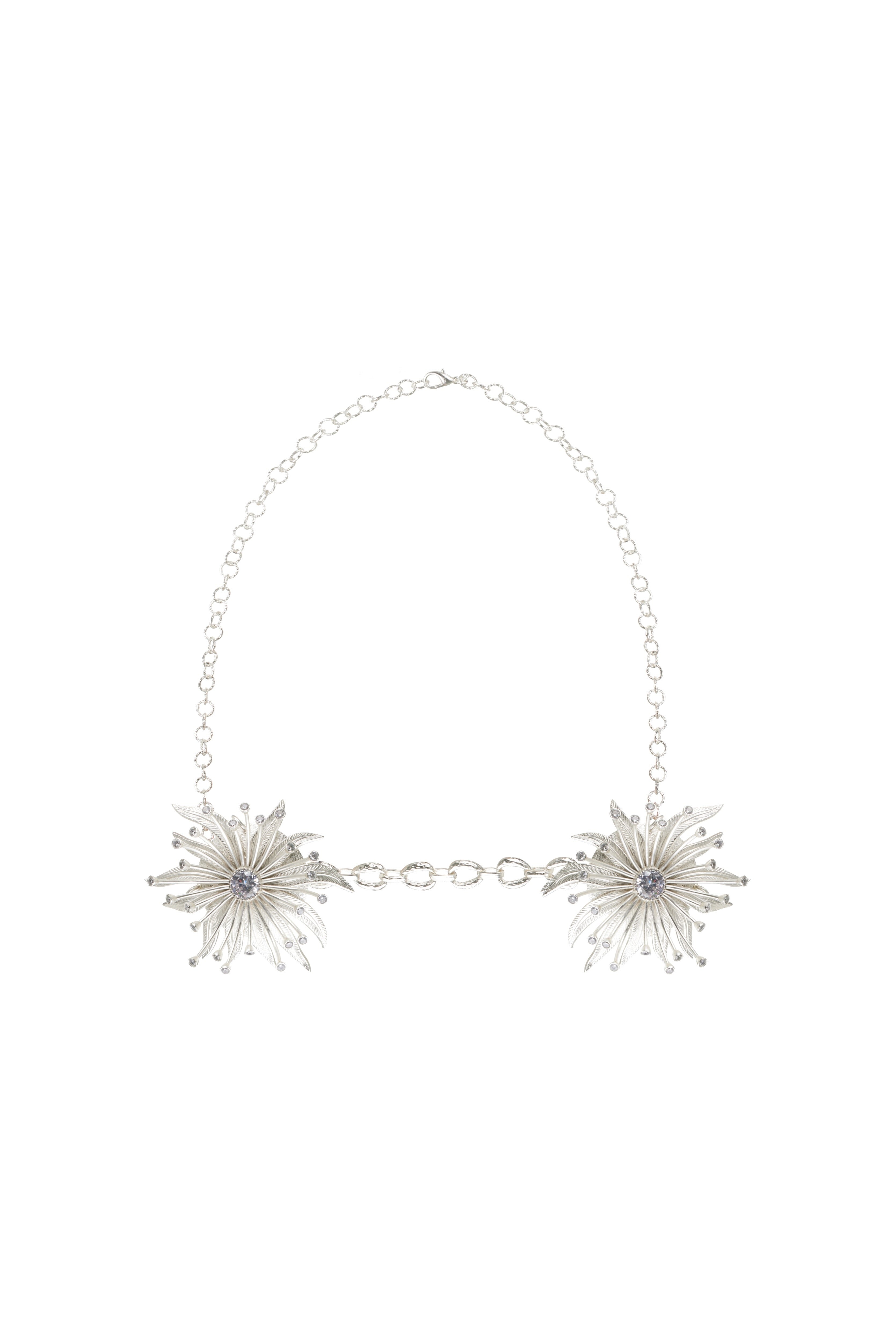 SILVER FLOWER BRA – Fardaofficial